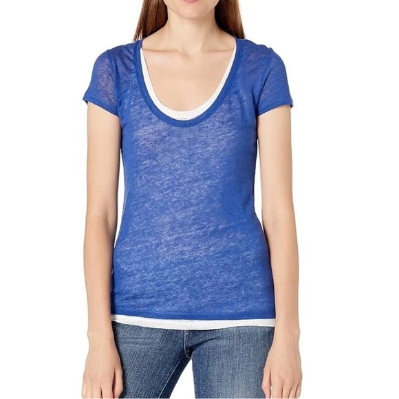 Majestic Filatures | Tops | Majestic Filatures Double Layer Short ...